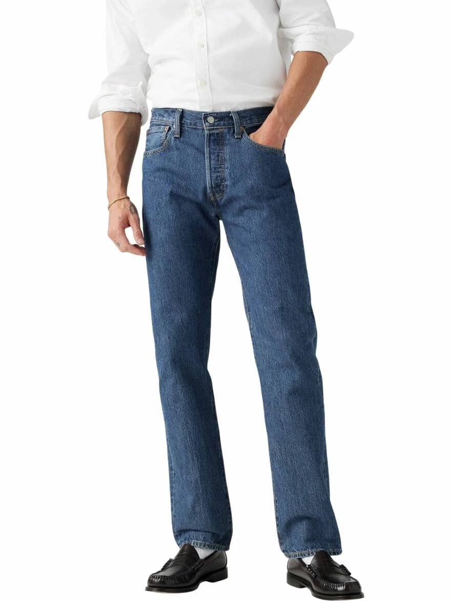 Джинсы зауженные 501 LEVI'S ORIGINAL 