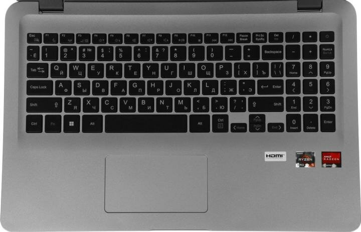 M5451SF0LSRE1 15.6" MAIBENBEN M545 серебро [англ/рус, IPS,5 Pro 4650U, RAM 16 ГБ, SSD 512 ГБ, Linux]