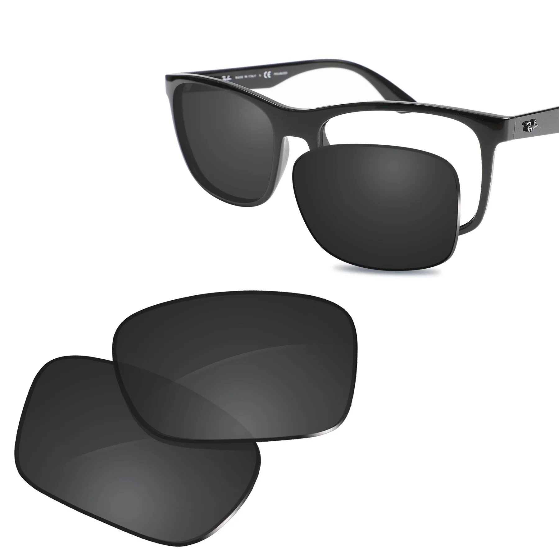 Поляризованные линзы Glintbay для Ray-Ban RB4232-57, черный