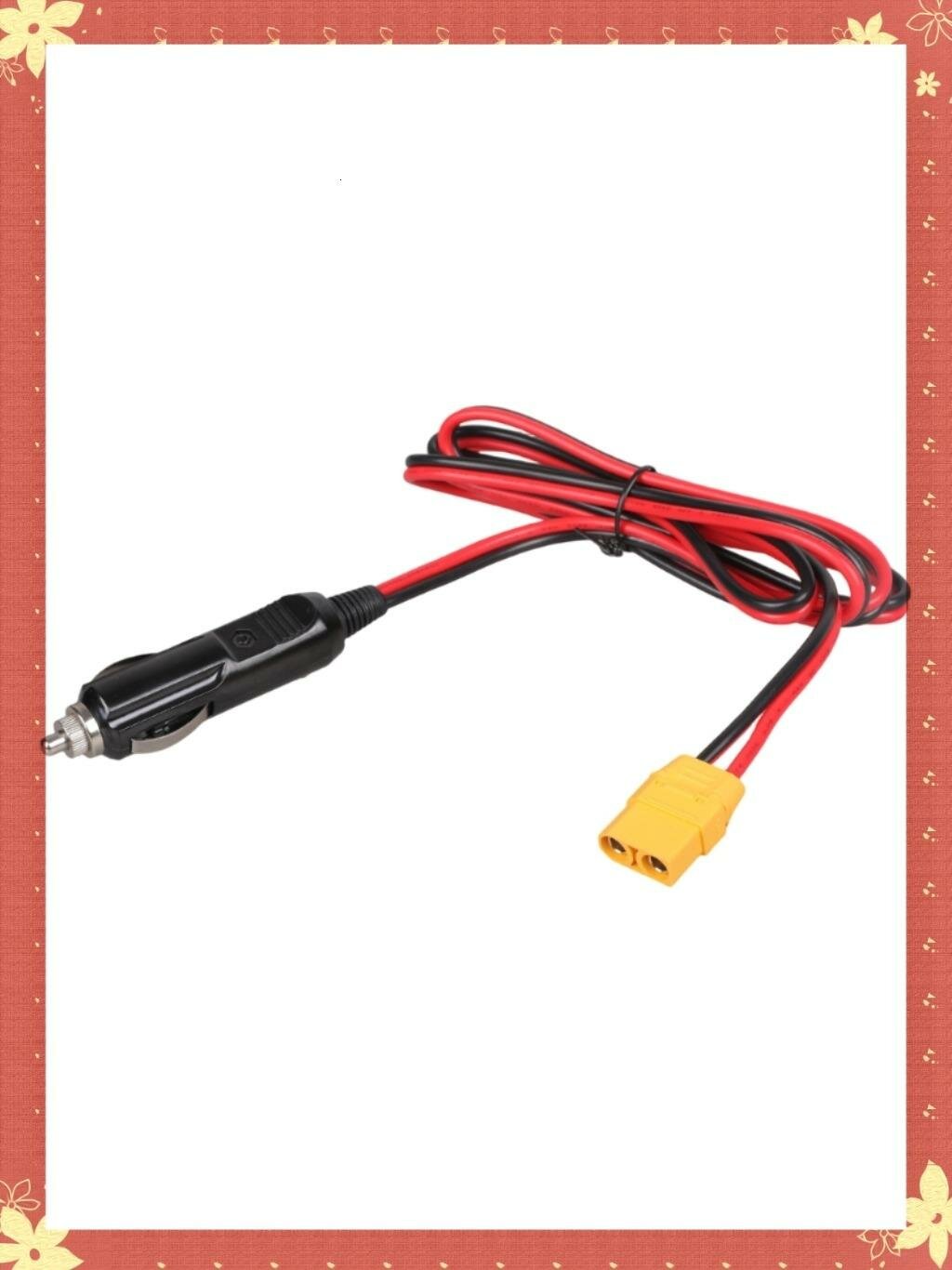 Кабель XT90 «мама» — прикуриватель, 14 AWG, 1m