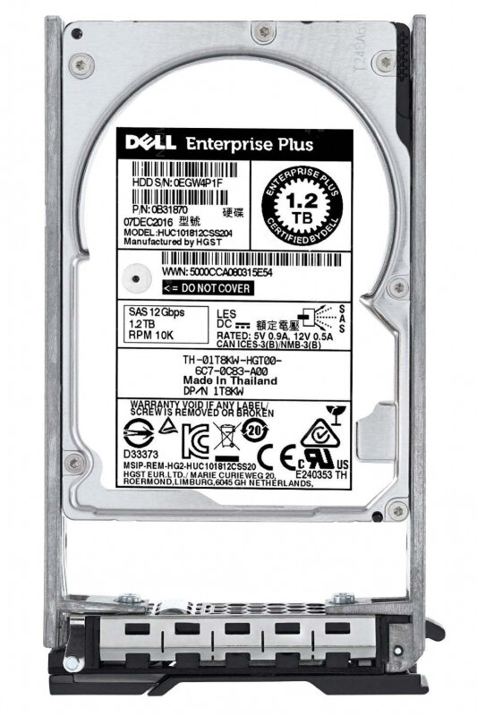 Жесткий диск Dell 0B31870 1.2Tb 10000 SAS 2,5" HDD