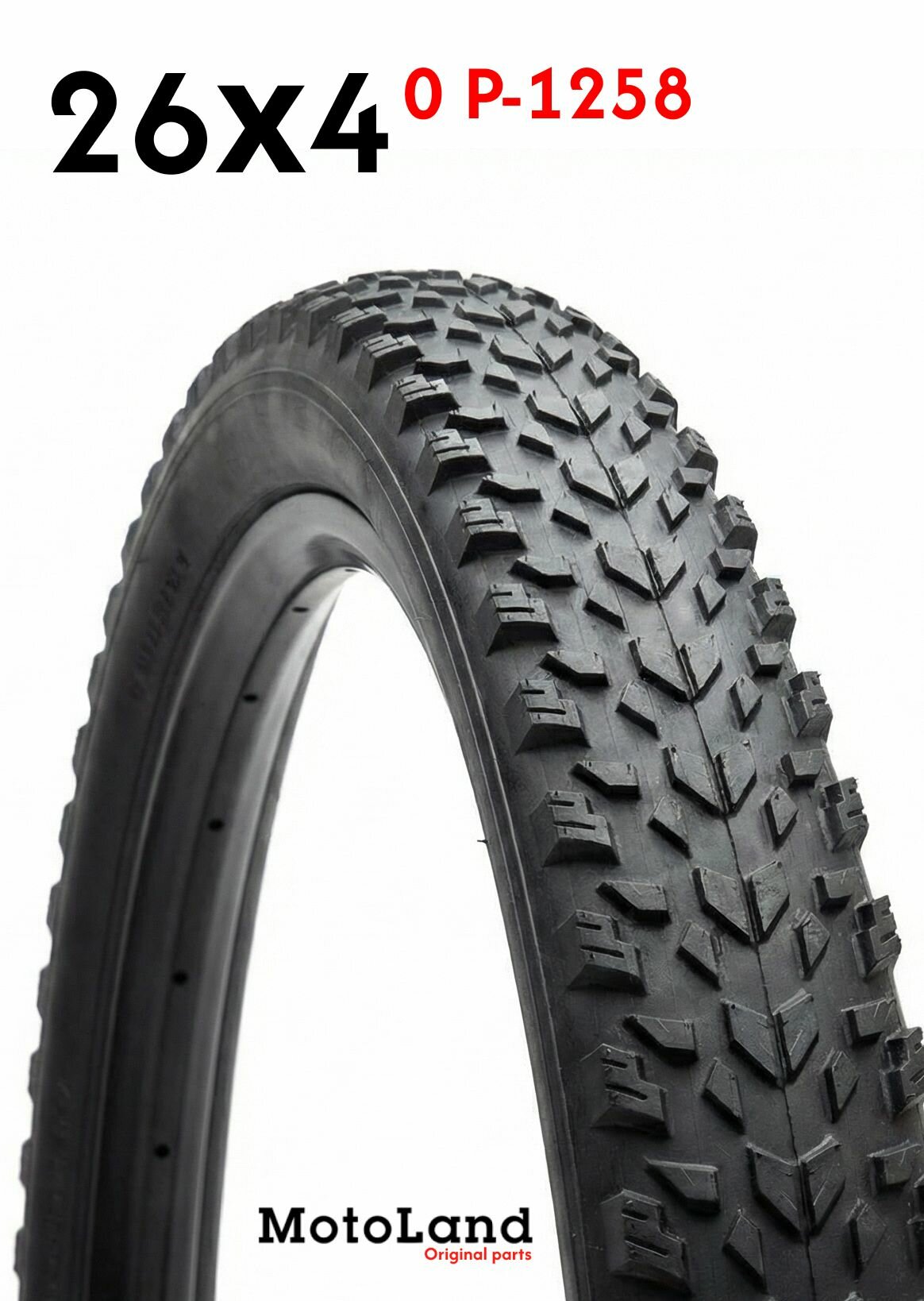 Покрышка Вело 26х4,0 P-1258 (Wanda tire)