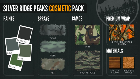 TheHunter: Call of the Wild - Silver Ridge Peaks Cosmetic Pack DLC PC Steam Ключ