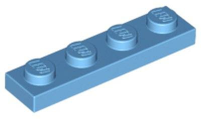 Деталь Lego 3710 Plate 1 x 4