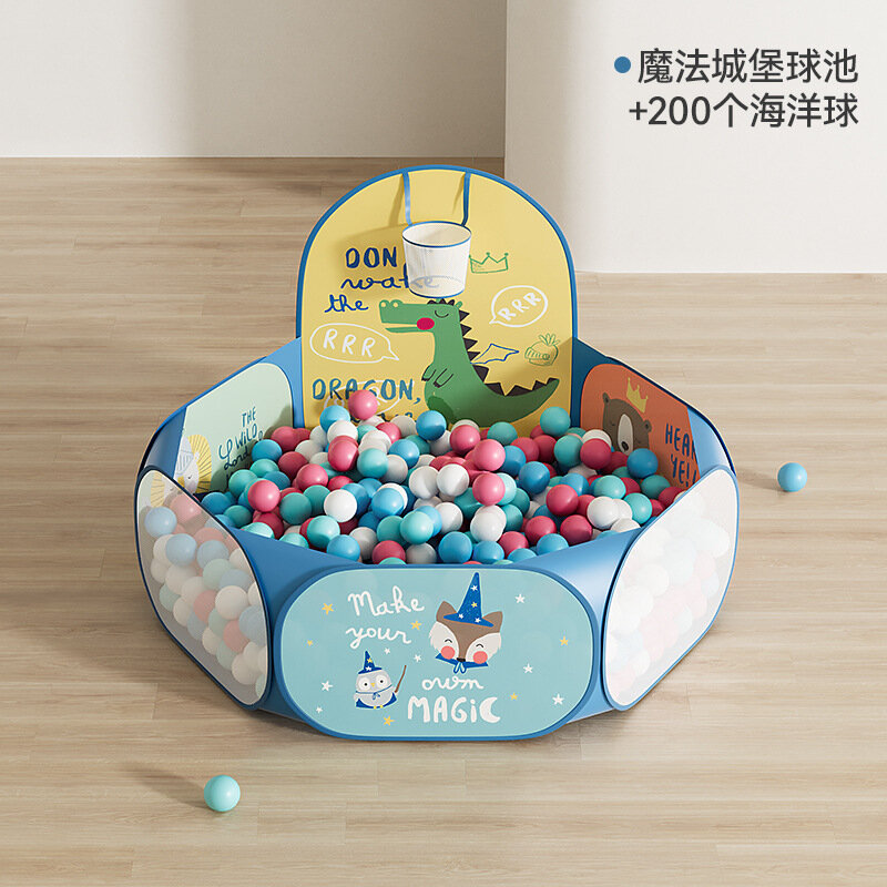 Складной детский бассейн с шариками BABYGO, игровая палатка для детей, яркие шарики, небольшой бассейн с шариками.