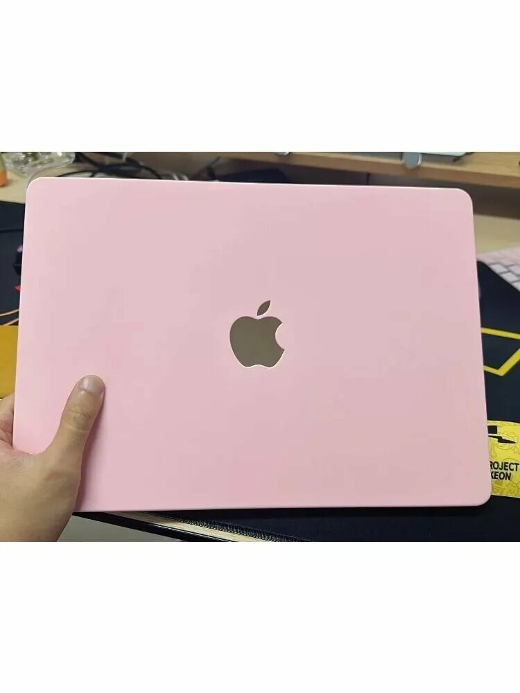 Чехол для Macbook Air 13 2018 2019 2020 макбук air 13.3 M1 A2337 A2179 A1932 матовый черный розовый