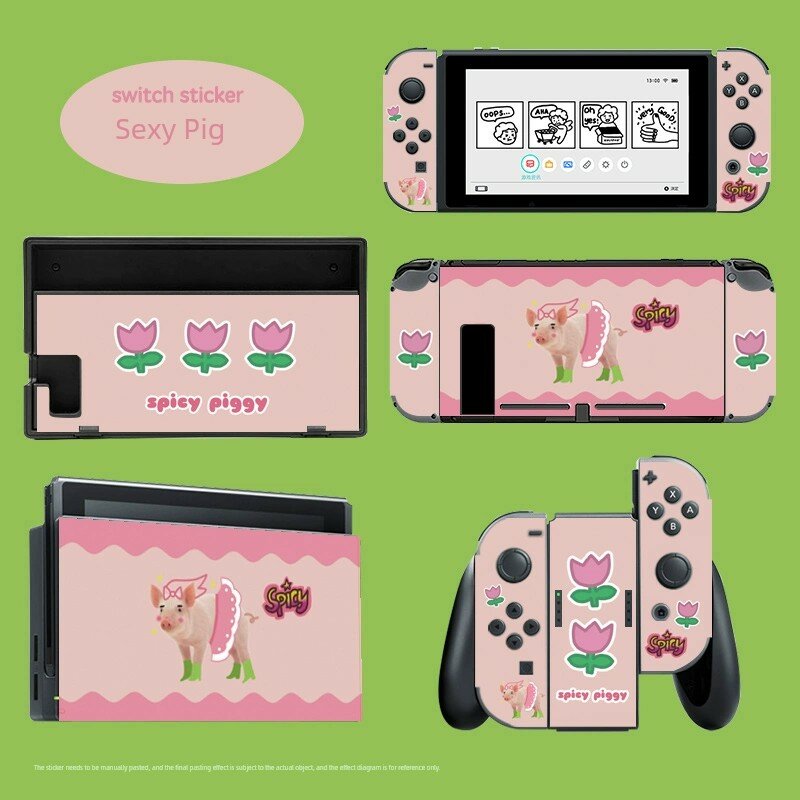 Наклейка Taobao "Милый Дизайн", для Nintendo Switch, 60 символов