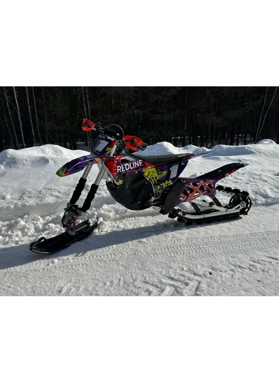 Защита двигателя мотоцикла 4T SnowBike от снега KTM