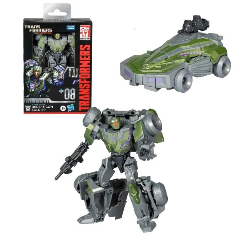 Трансформеры Hasbro Игрушка Transformers Studio Series Deluxe Transformers: War for Cybertron 08 Decepticon Soldier 11.5cm