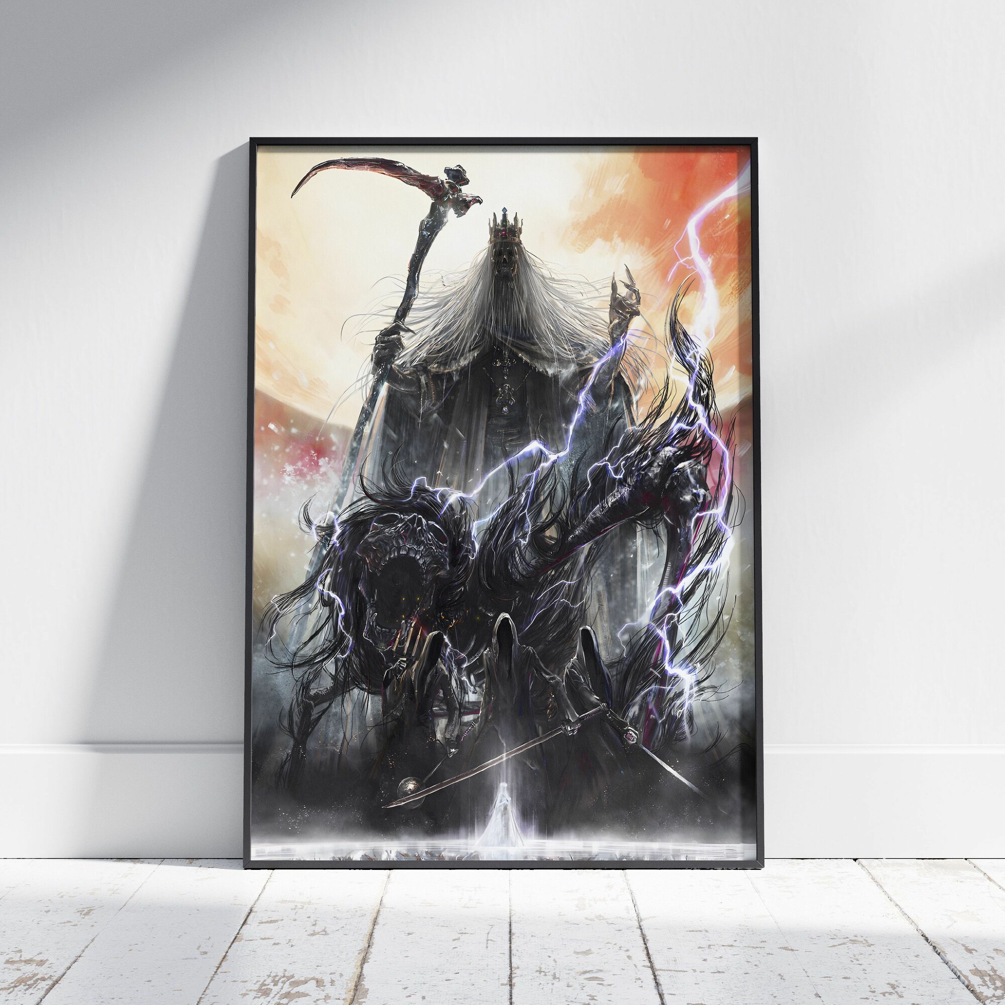 Плакат на стену для интерьера Бладборн (Общее 12) - Постер по игре Bloodborne формата А4 (21x30 см)