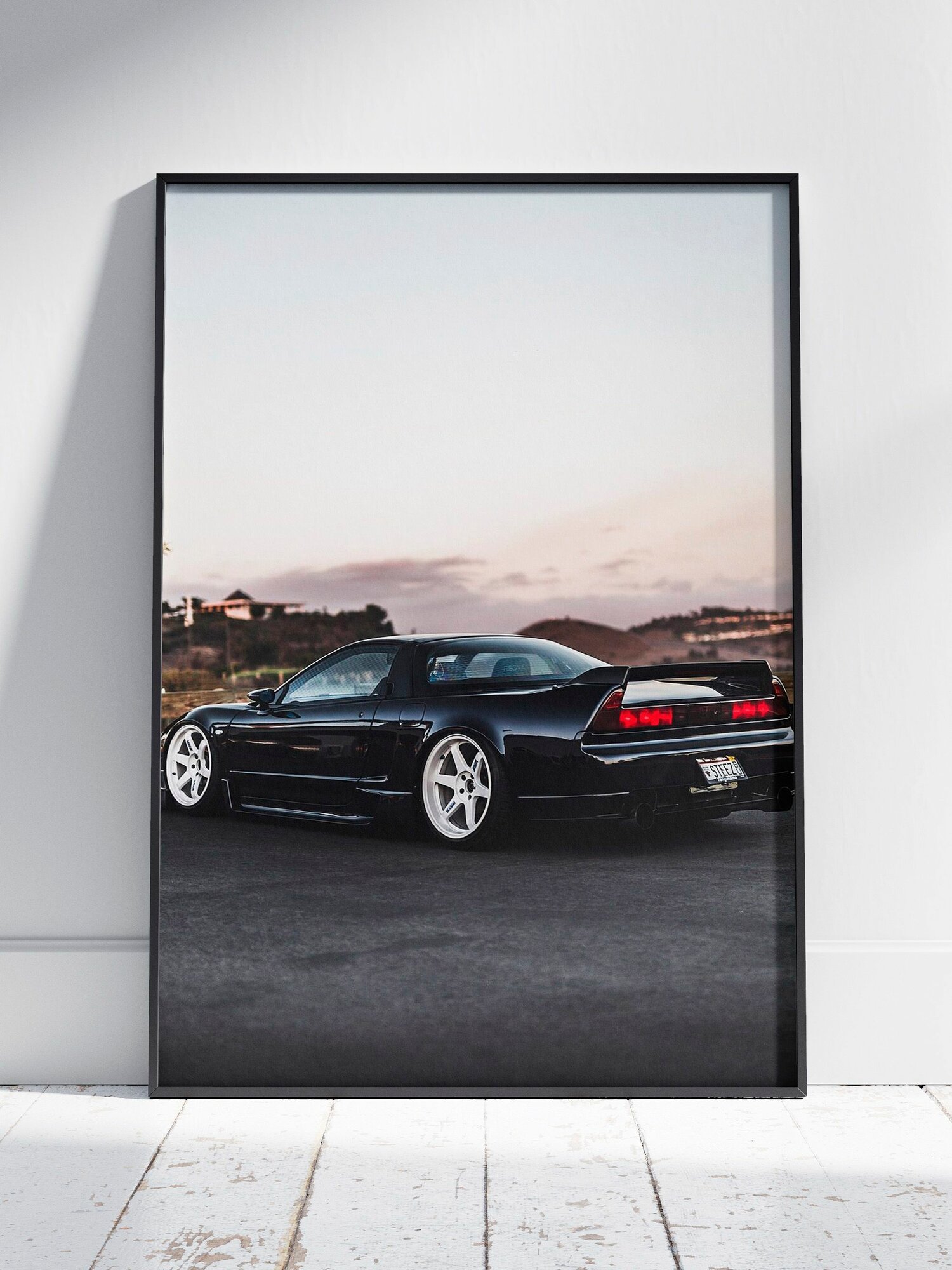 Плакат на стену для интерьера Легенды Авто (Хонда NSX - Honda NSX 1) - Постер по машине формата A4 (21x30 см)