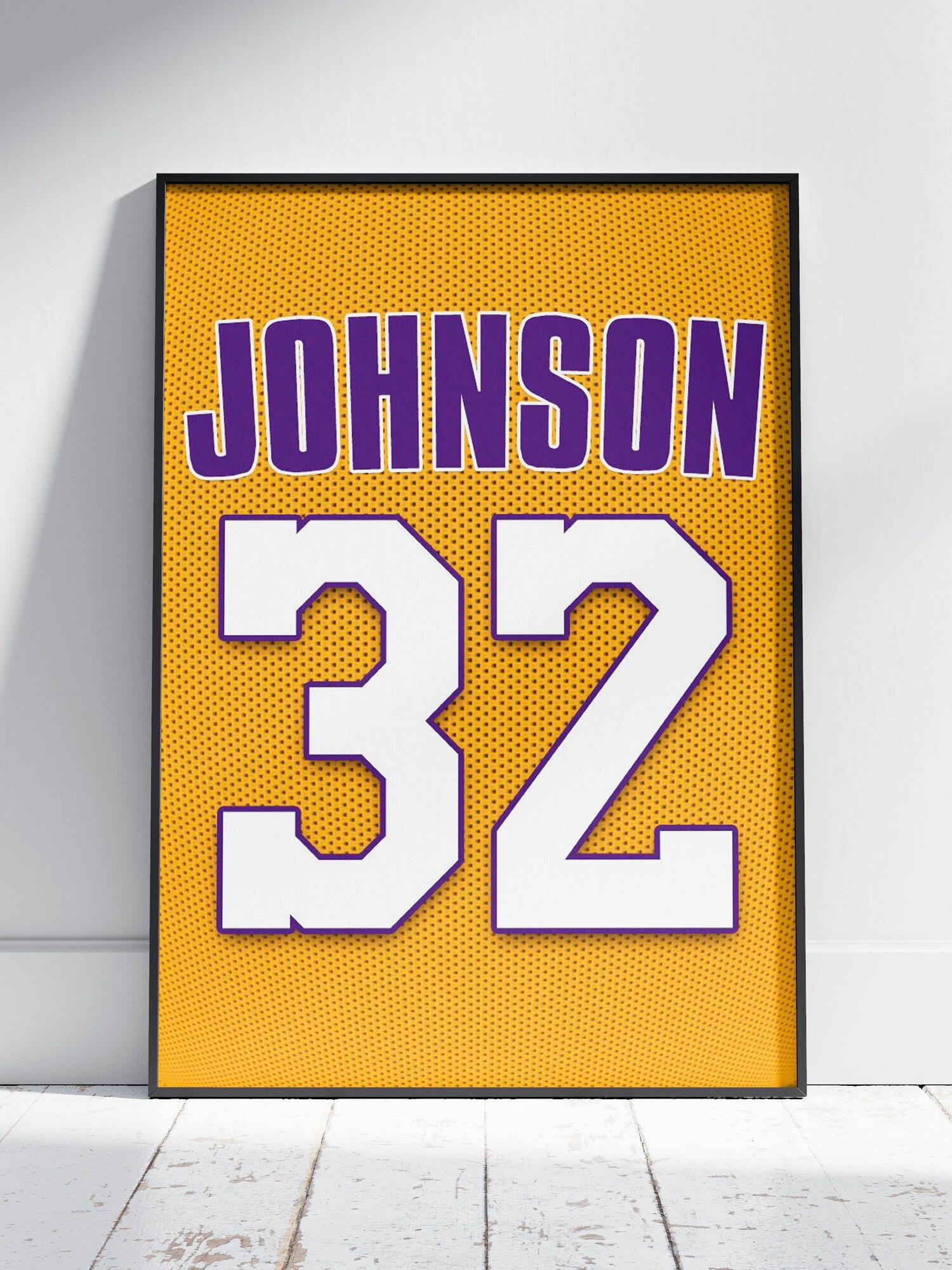 Плакат на стену для интерьера Легенды Баскетбола (Мэджик Джонсон - Magic Johnson 6) - Постер по спорту и физической активности формата A4 (21x30 см)
