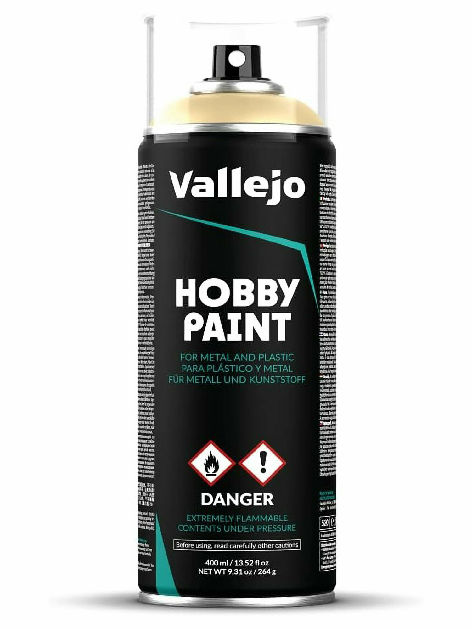 Аэрозольная грунтовка Vallejo серии Aerosol - Bone White 28013, 400 мл