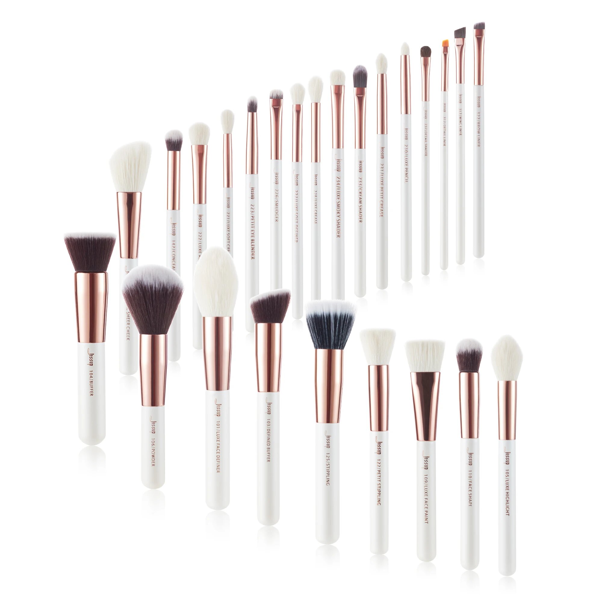 Jessup набор кистей для макияжа 25 шт, G7-T215-25PCS
