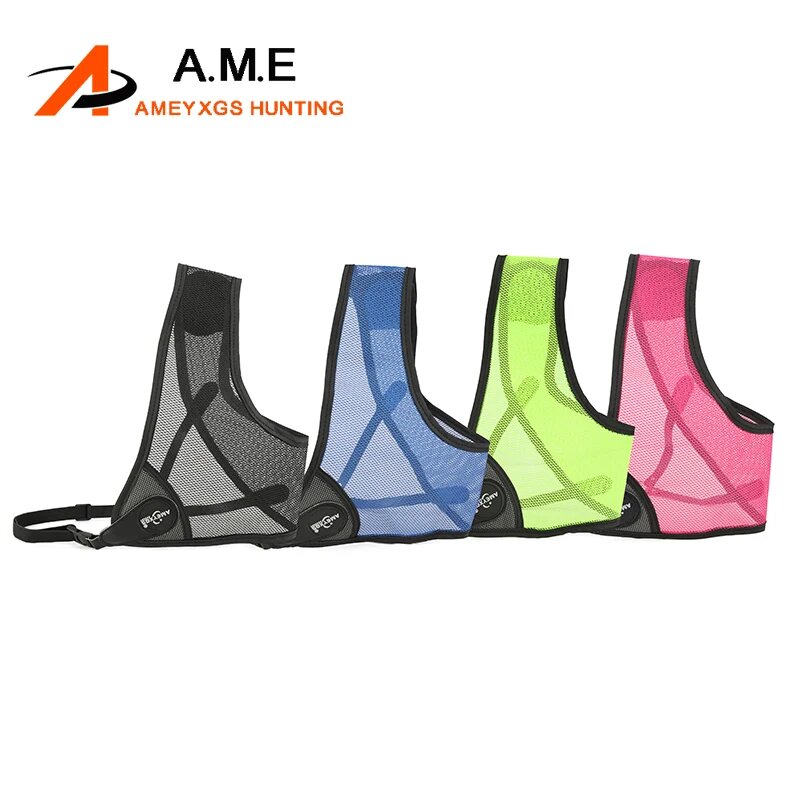 Нагрудник для стрельбы из лука AME, искусственная кожа, Yellow M