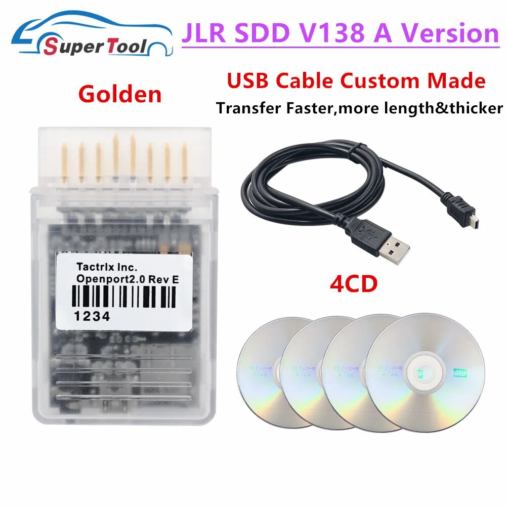 JLR SDD V138 A Version Golden OBDII