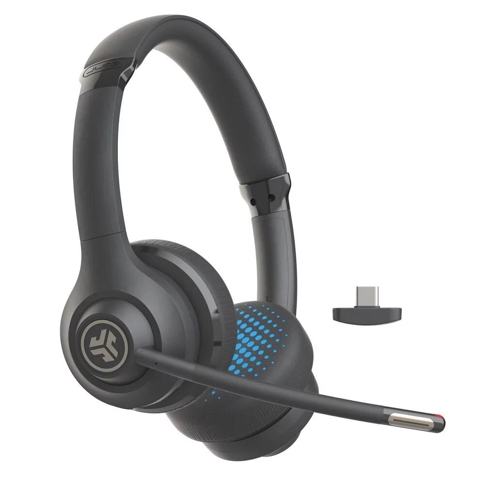 Беспроводная гарнитура JLab GO Work Wireless Headset, Black, Version 2 (2nd Gen) (PN: HBGOWORKRBLK4)
