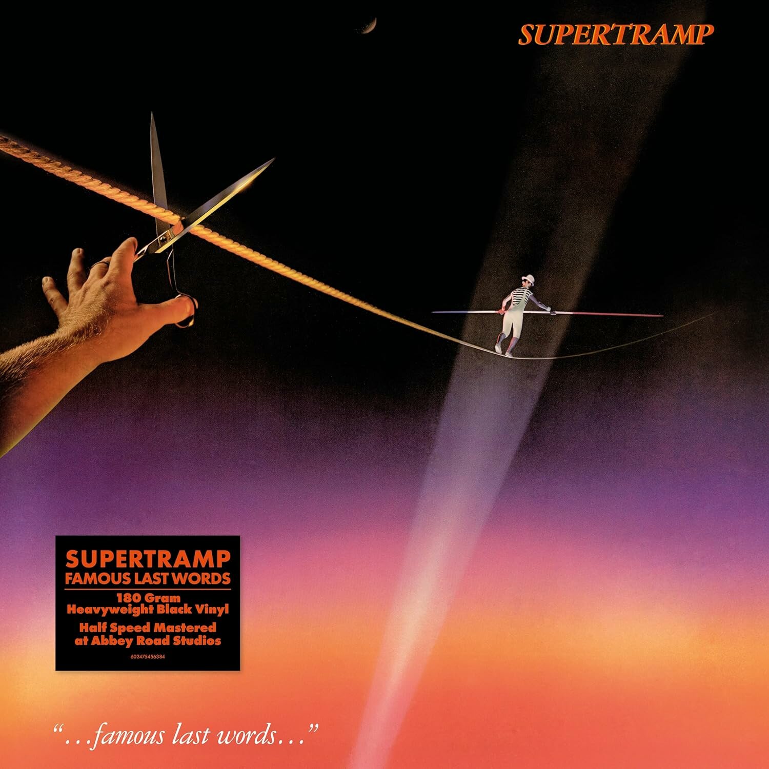 Виниловая пластинка Supertramp. Famous Last Words. Half-Speed (LP)