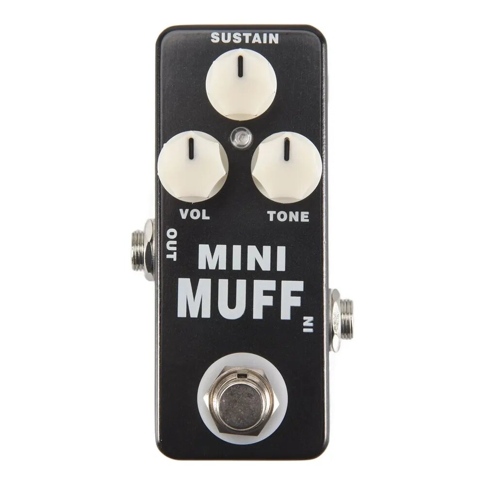 Mini Muff Fuzz Distortion Педаль эффектов совместим с электрогитары