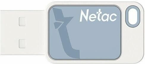 Флеш-диск Netac 32 GB, usb 2,0, синий, корпус пластик (NT03UA31N-032G-20BL)
