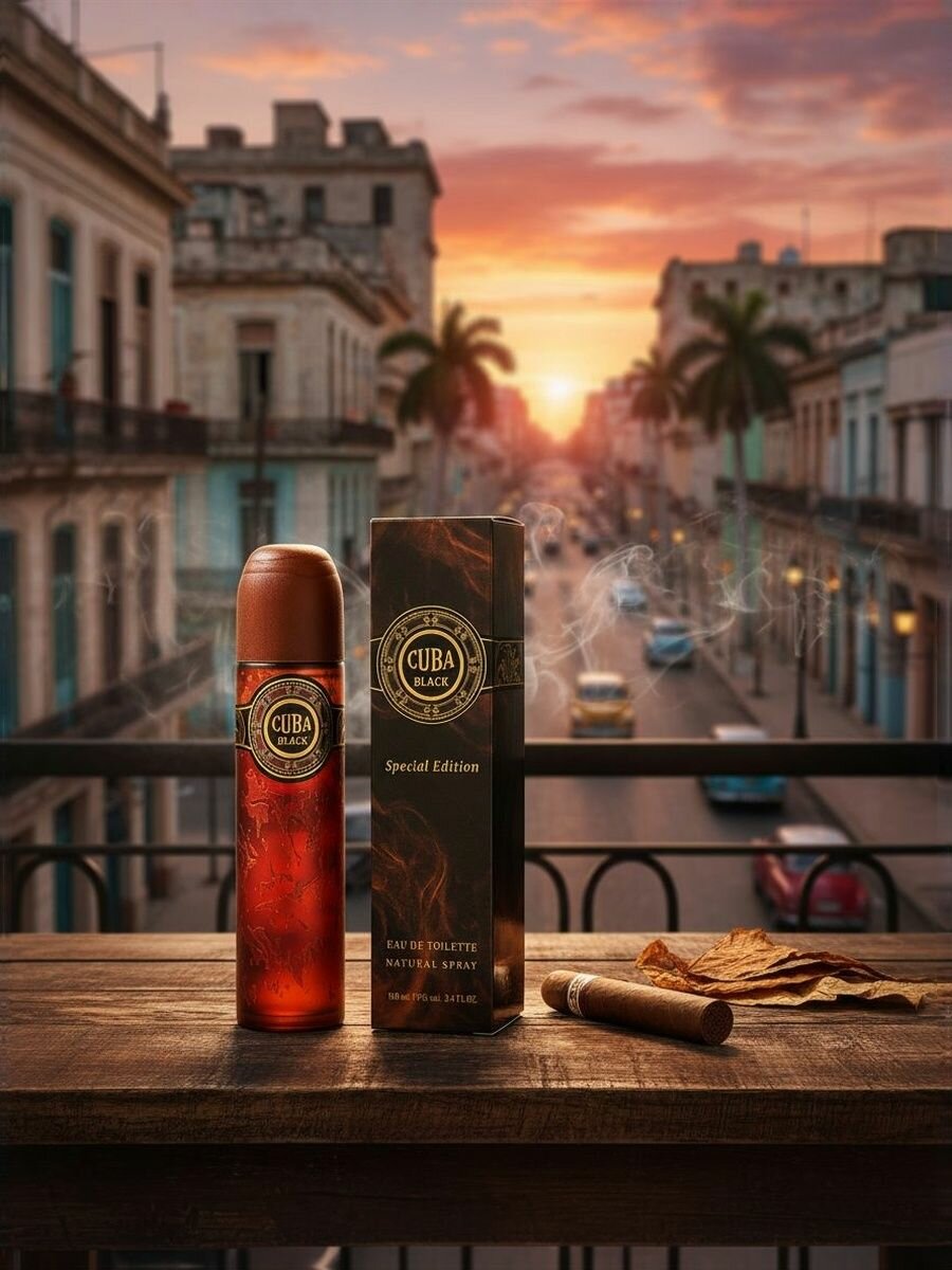 GUY ALARI Туалетная вода Cuba Black 100 мл 100 мл парфюм аромат