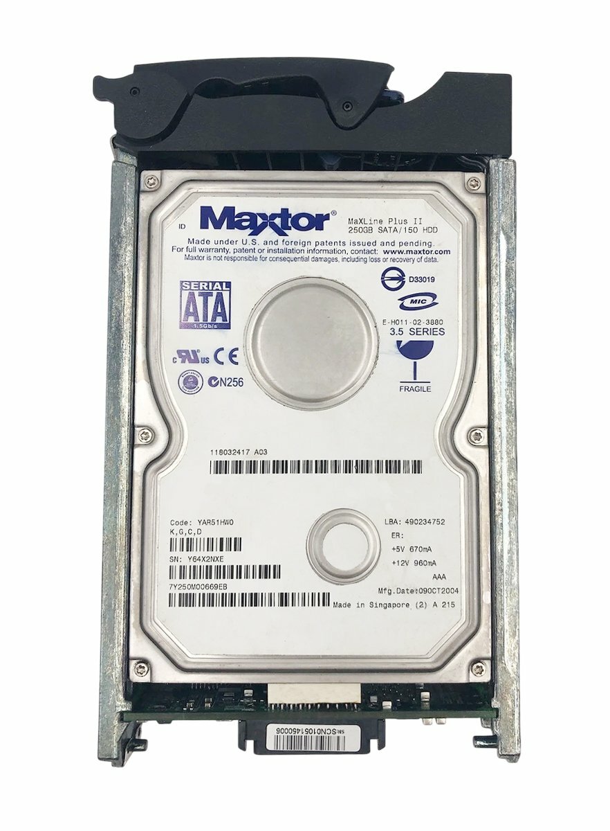 EMC EMC 250Gb 7200 Fibre Channel 3.5" HDD CX-AT07-250