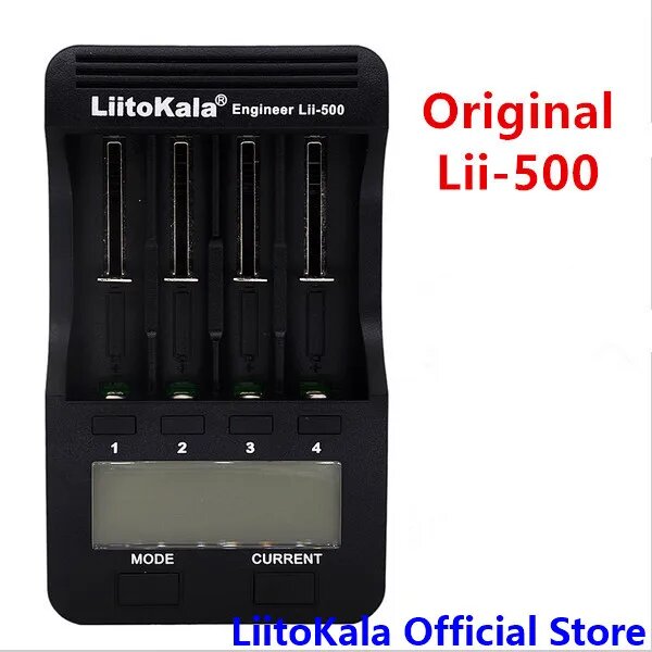 LiitoKala Lii-500 Зарядное устройство для аккумуляторов
