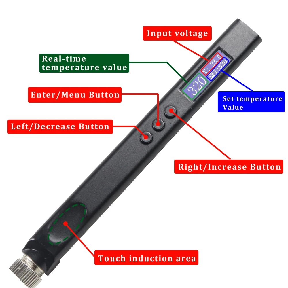 Паяльник T12 Mini USB Type-C 65 Вт Kit 2 — фото 1