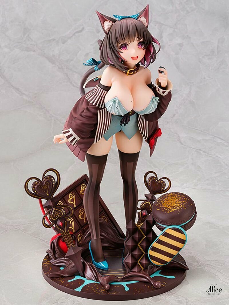 Фигурка 14+ аниме девушка-кошка Mauve 1/6 235 мм, коллекционная модель в подарок