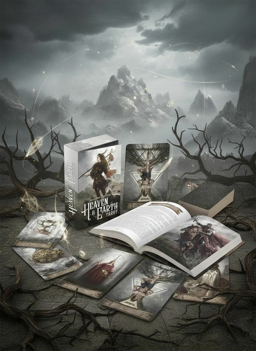 Карты Таро "Heaven and Earth Tarot Kit" Lo Scarabeo / Колода Неба и Земли. Подарочный набор 63515