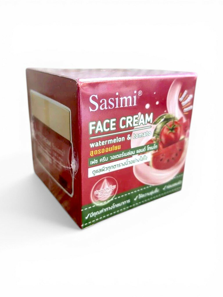 WATERMELON & TOMATO Face Cream, Sasimi (арбуз И томат крем для лица), 50 г.