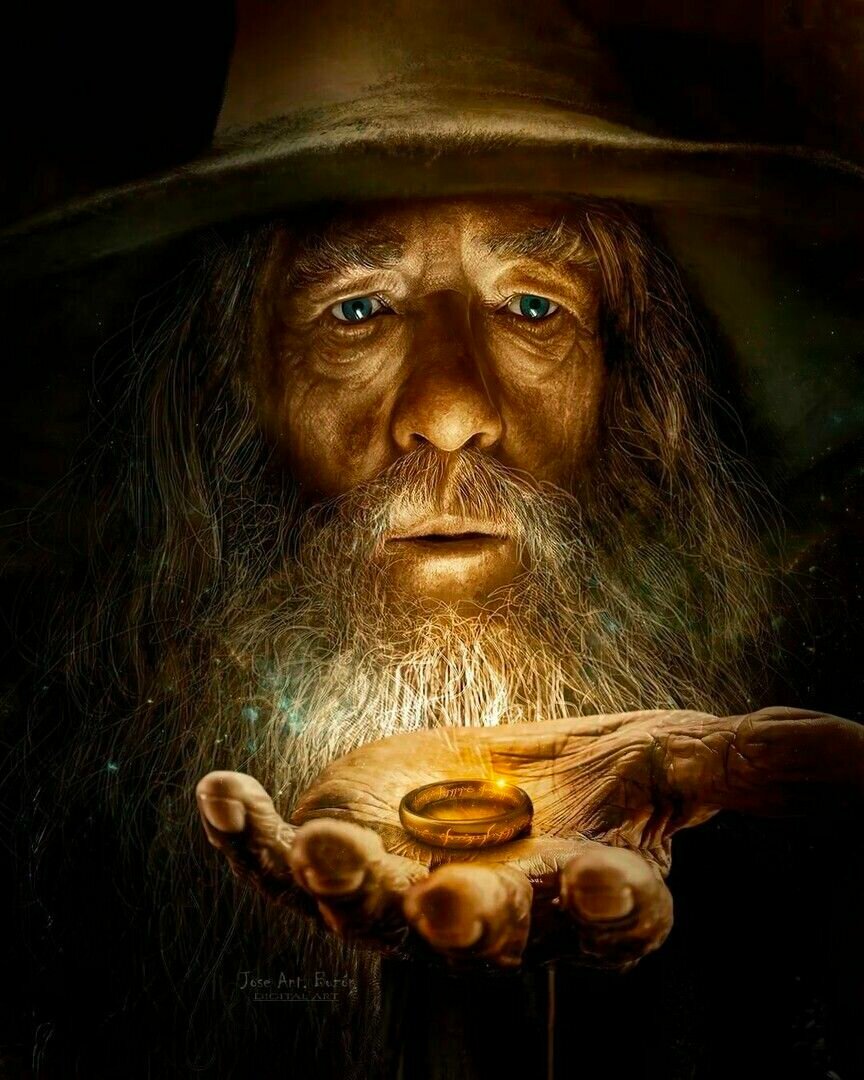 Алмазная Мозаика "Властелин Колец" 30*40 См, Безрамная, Идеальна Для Дома, Украшения, Подарков.