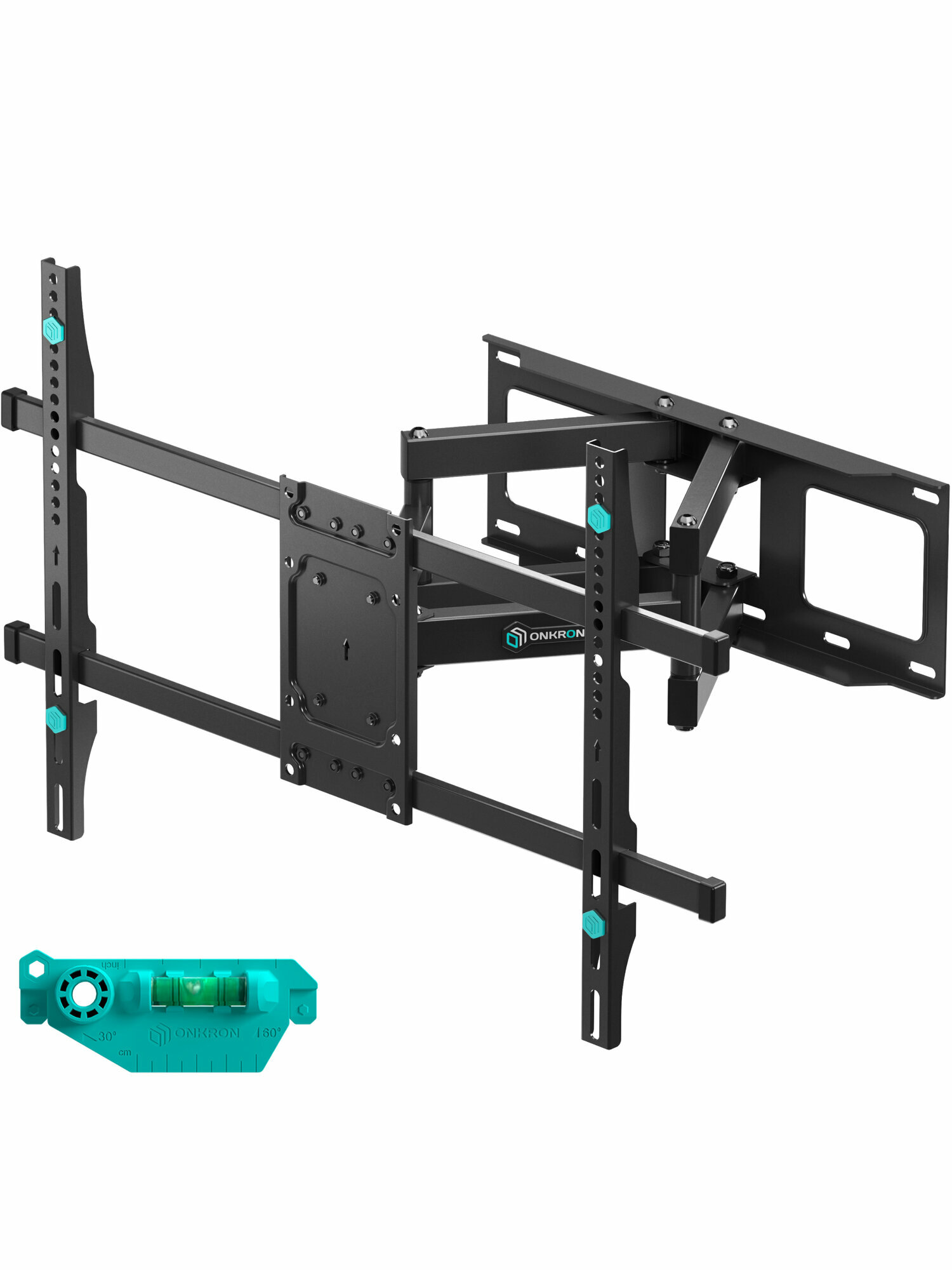 Кронштейн на стену ONKRON M6L для телевизора 40"-75", наклонно-поворотный, до 70 кг, черный