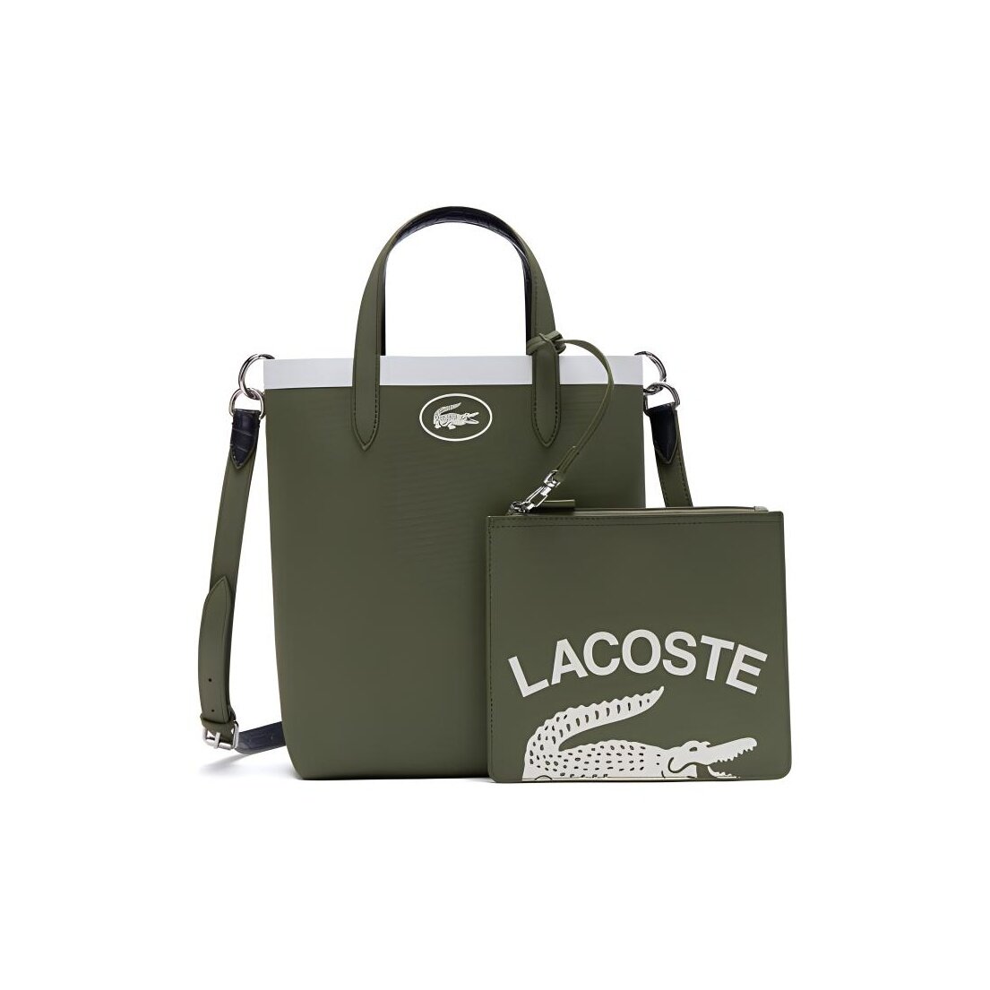 Сумка LACOSTE, фактура стеганая — фото 1
