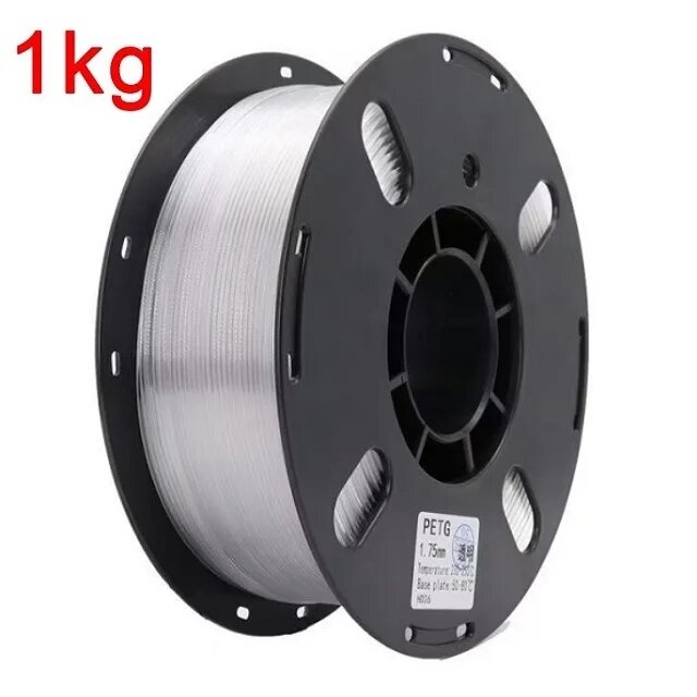 Нить PETG прозрачная 1,75 мм, 1 кг