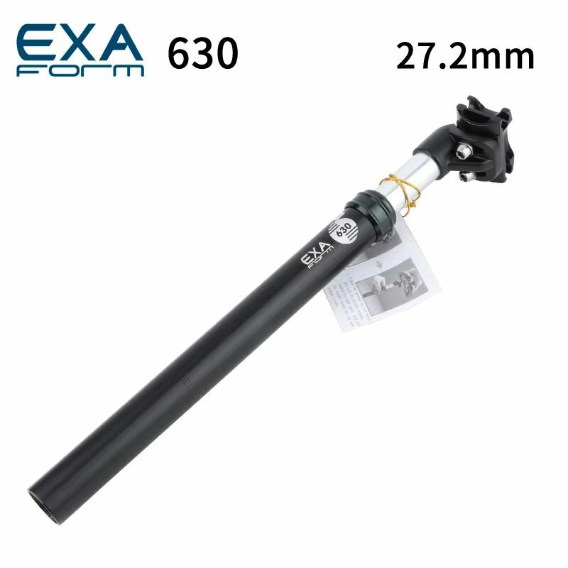 KS exa form 630, подседельный штырь с подвеской для горного велосипеда, черный карбон (27,2MM)