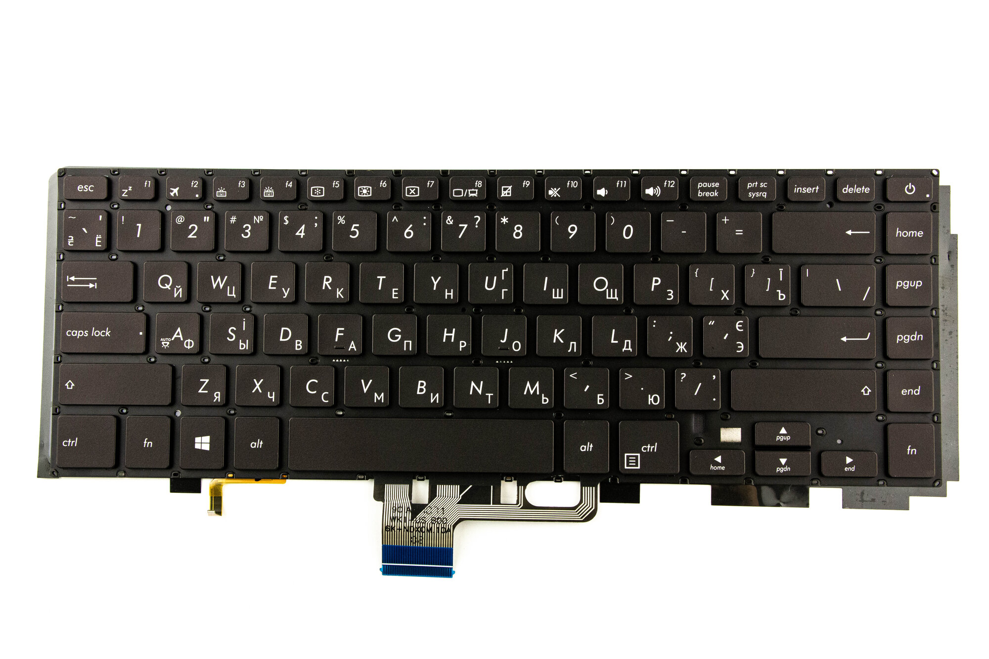 Клавиатура для Asus UX530U p/n: 9Z. N8SLQ. T0116030023K, 6K+N8S0M. J0A