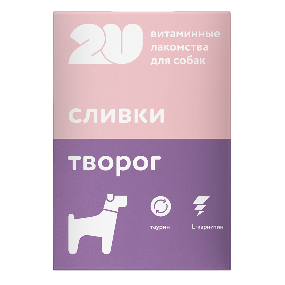2U Витаминное лакомство для собак "Для здоровья и энергии", 60 таб.