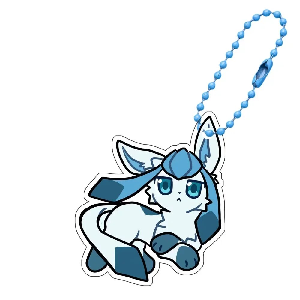 Акриловый брелок Pokemon Глейсия, цвет 7