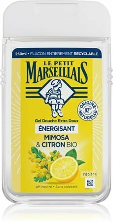 Средство для душа Le Petit Marseillais Mimosa & Organic Lemon, гель, 250 мл