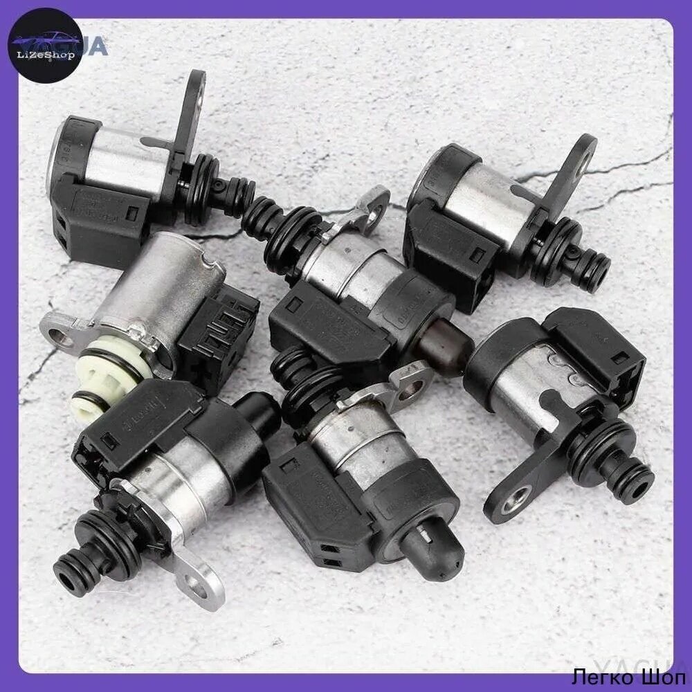 Комплект соленоидов АКПП RE5R05A (7 шт) для Infiniti EX35/QX50, Nissan 350Z, 5 ст. R/AWD 3.5L YAGUA