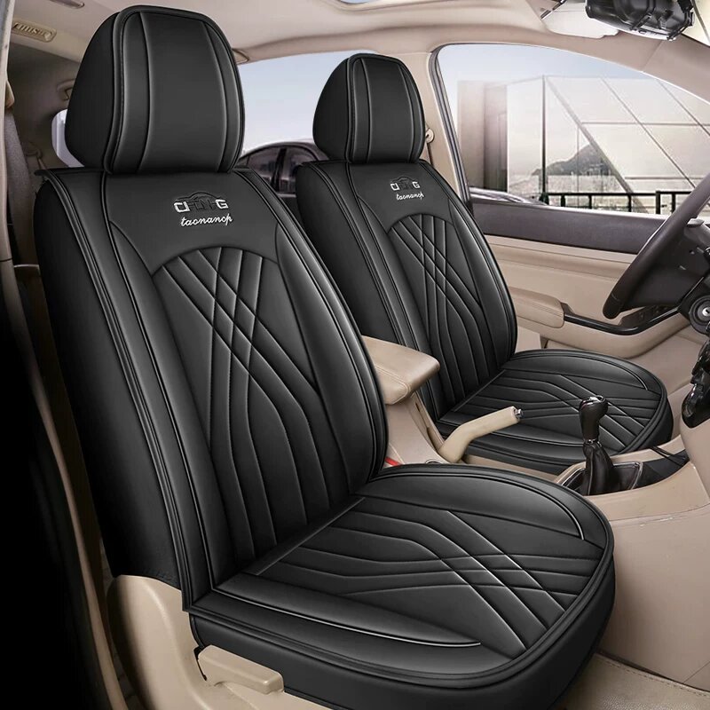 Таинственно-черные стандартные сиденья для Wuling Hongguang S/S1/S3/Plus - 2 места, передние сиденья