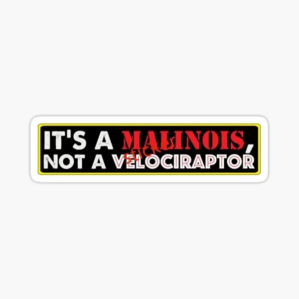 Наклейка "Malinois On Board 50" 13см
