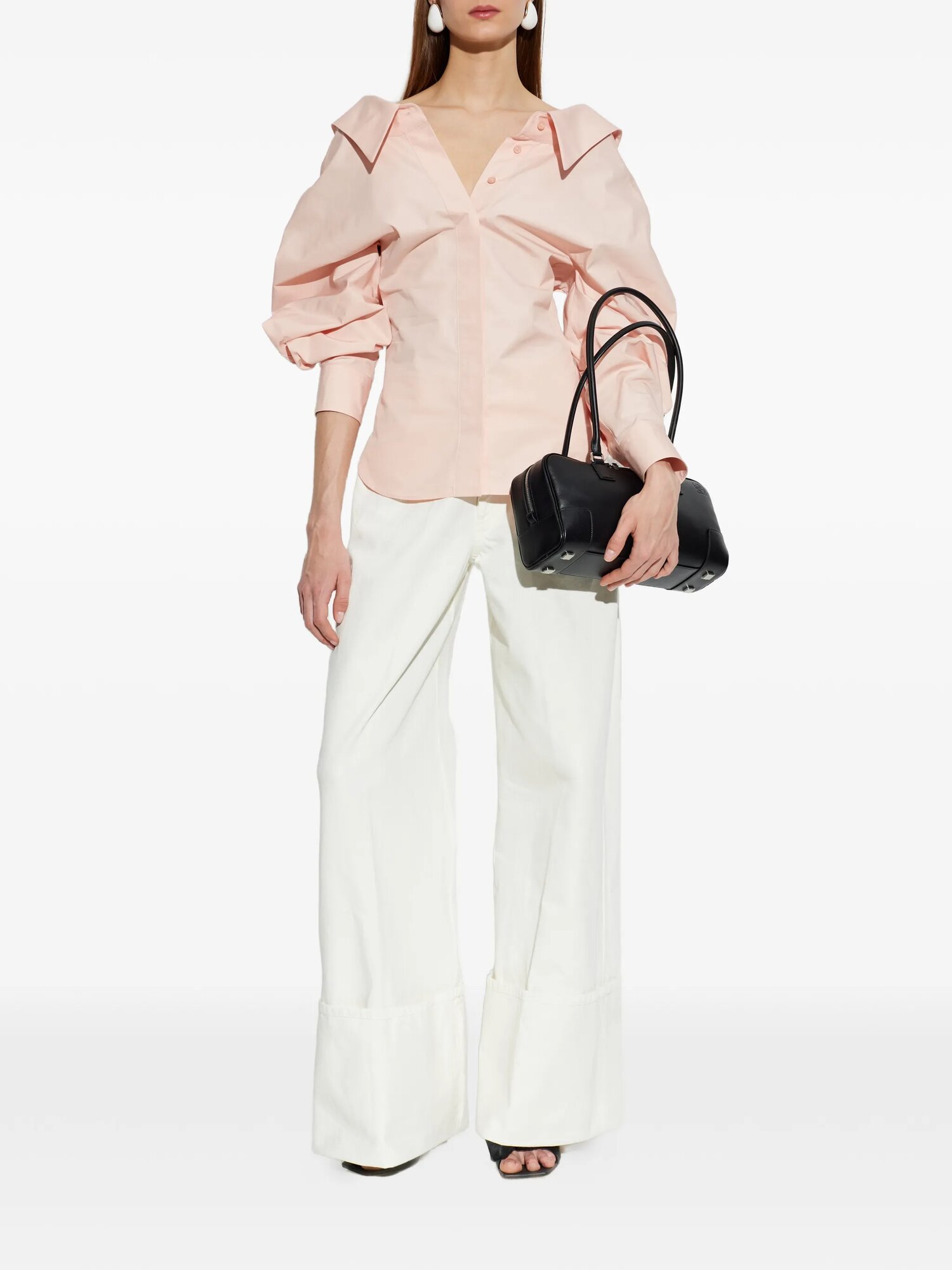 Блуза GIVENCHY Puff-sleeve blouse, размер 38 — фото 1