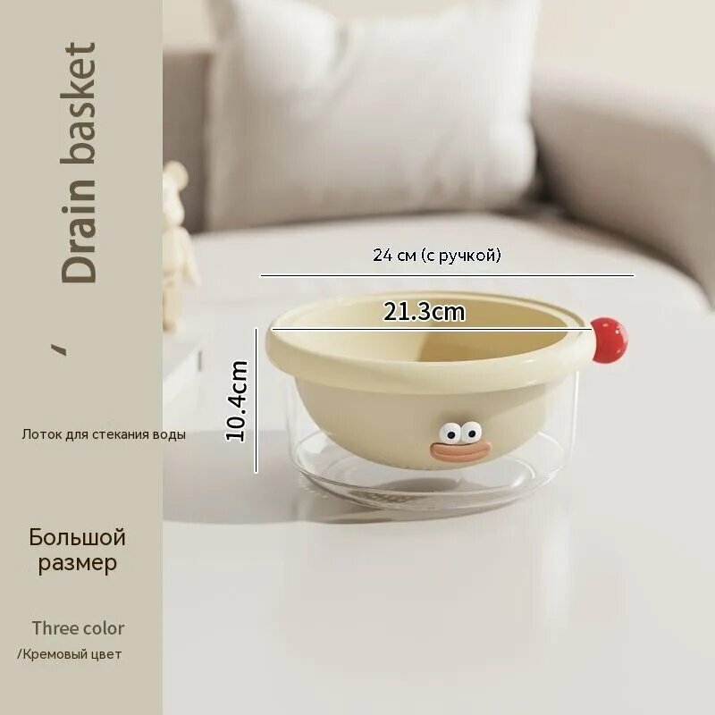 Дуршлаг, диаметр 24 см, 1 л, 1 предм.