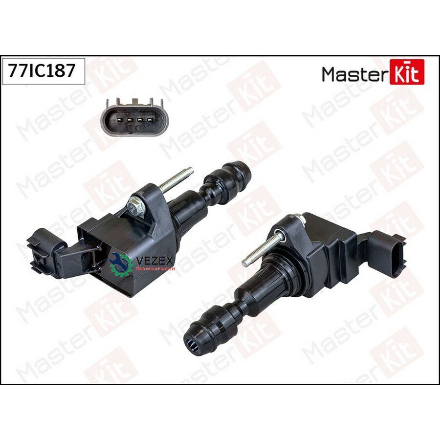 MASTERKIT 77IC187 катушка зажигания!\ Chevrolet Captiva, Opel Insignia/Astra/Antara, Saab 9-3 2.2/2.4 08>