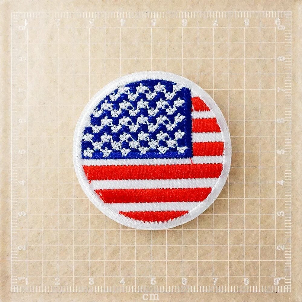 Вышитая нашивка США, цвет 39