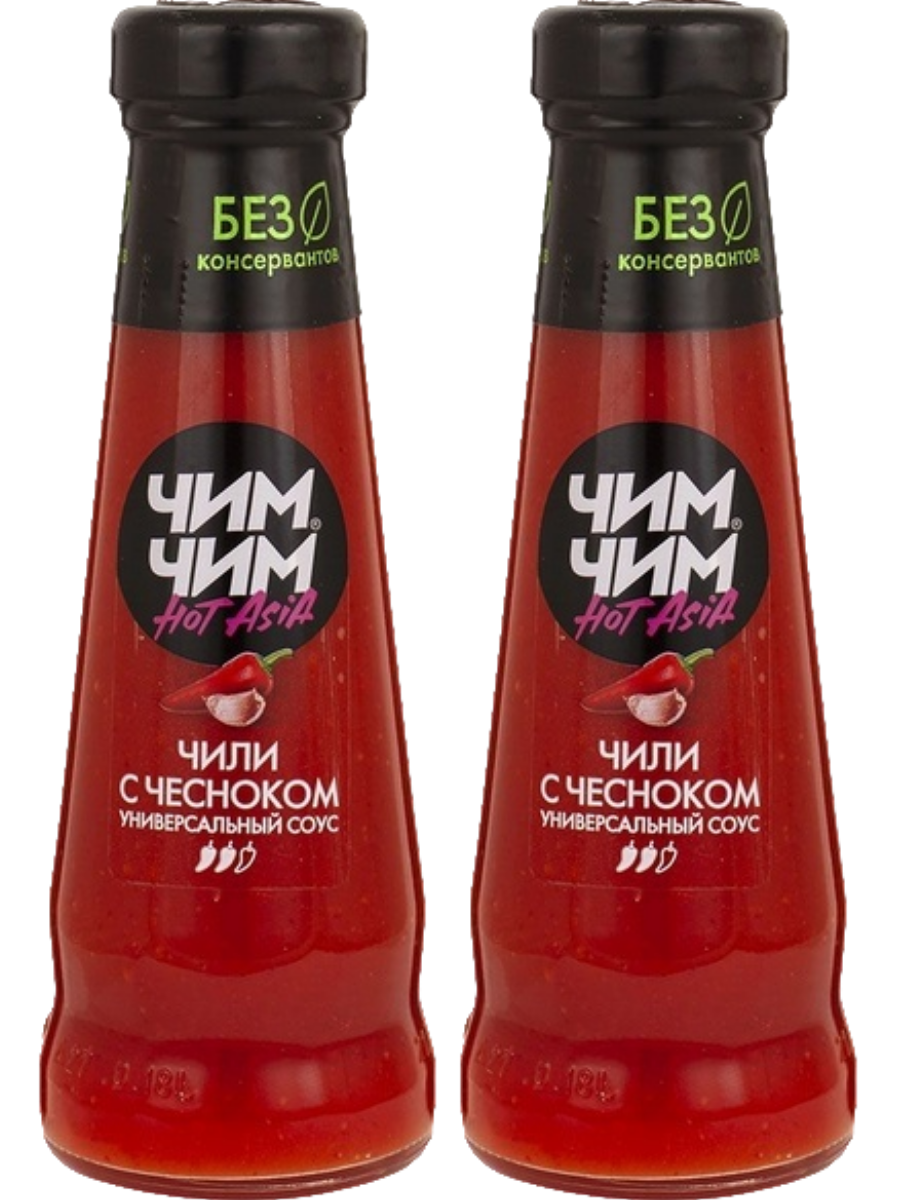 Соус Чили с чесноком, Чим-Чим, 210 г 2шт