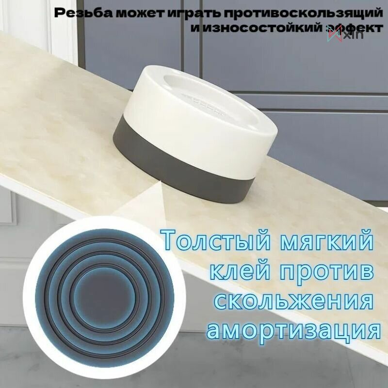 Подпятник Регулируемые опоры для мебели, противоскользящие подставки под ножки дивана и стола — фото 1