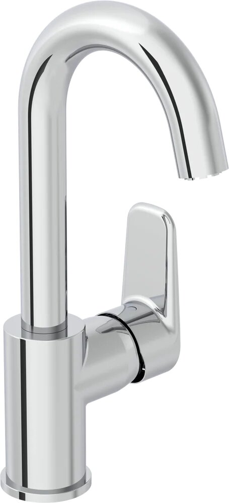Смеситель для раковины VitrA Flow Soft A43160EXP с поворотным изливом, хром, турецкий
